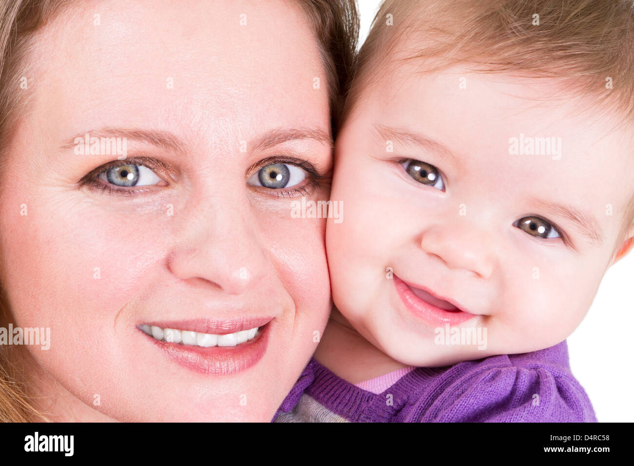 Features mother daughter hi-res stock photography and images - Alamy