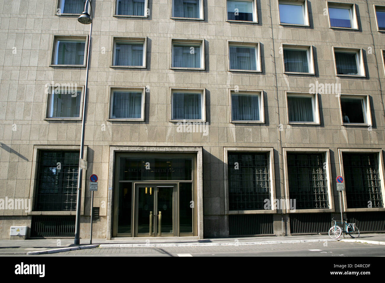 The headquarters of the private bank Sal. Oppenheim pictured in Cologne ...