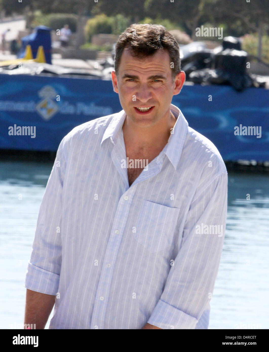Spanish Crown Prince Felipe pictured in Palma de Mallorca, Spain, 05 ...