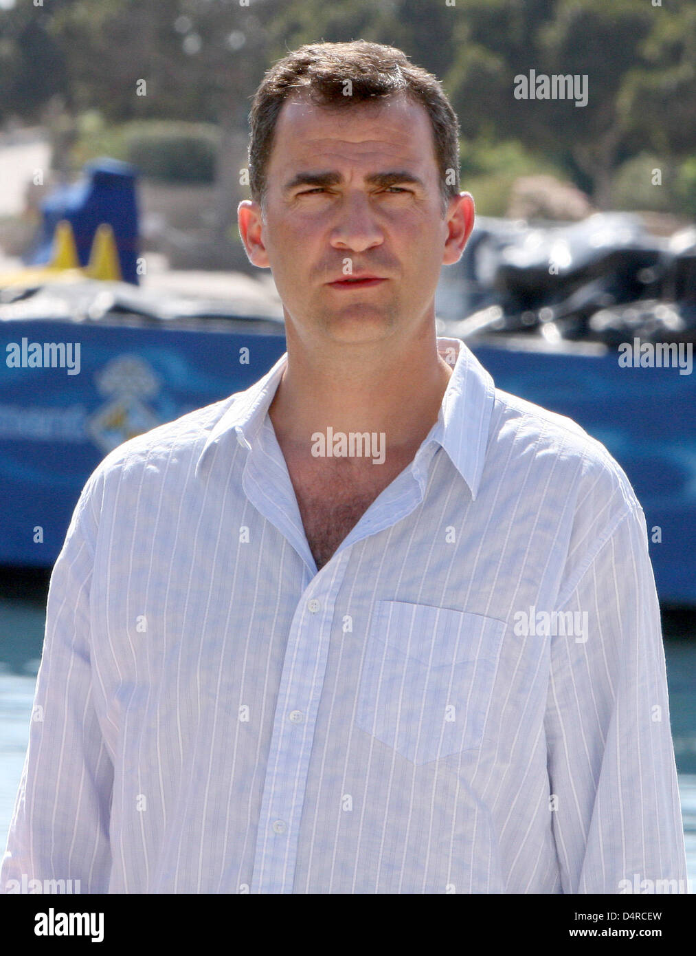 Spanish Crown Prince Felipe pictured in Palma de Mallorca, Spain, 05 ...