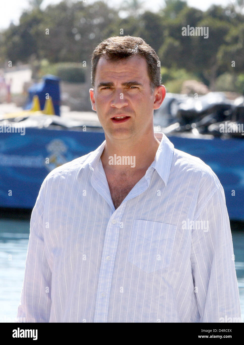 Spanish Crown Prince Felipe pictured in Palma de Mallorca, Spain, 05 ...