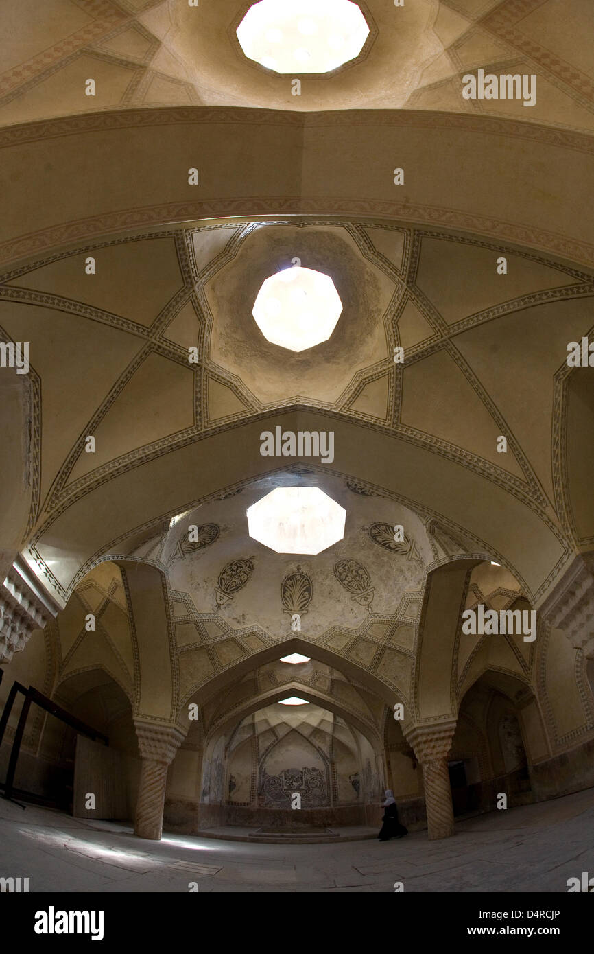 The picture shows the arched roof of a bathhouse (?Hamam-e Vakil?) in ...