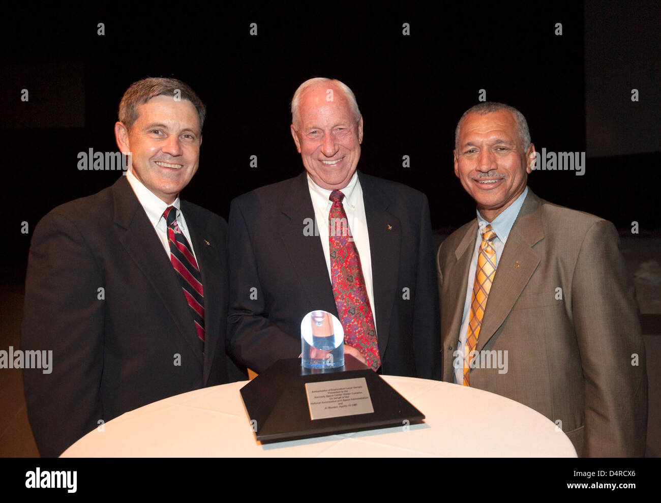 NASA astronaut Al Worden received the Ambassador of Exploration Award ...