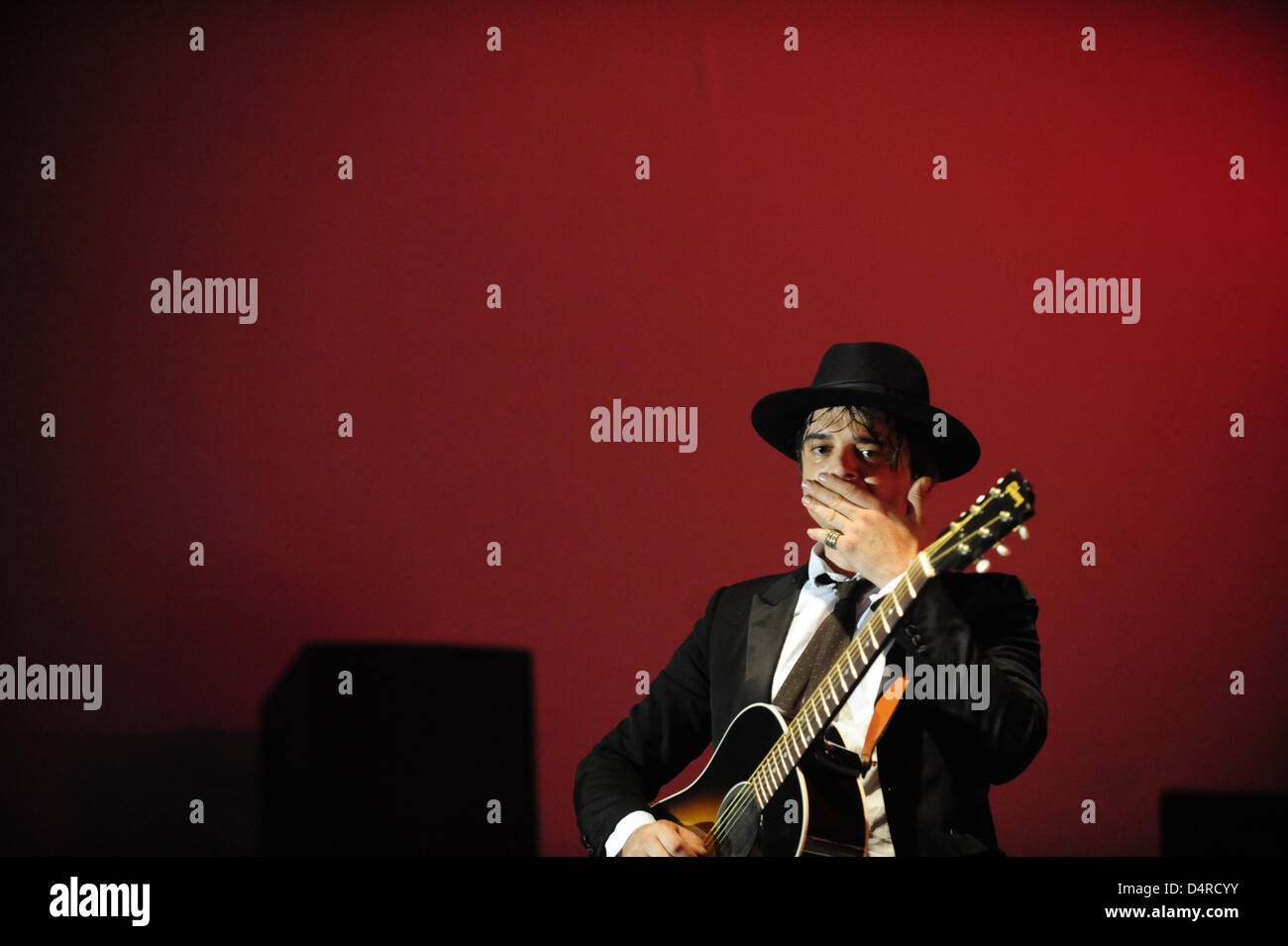 British rock musician Pete Doherty performs at the Berlin Festival in ...