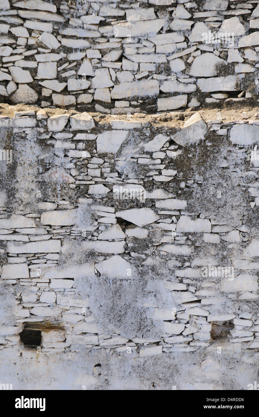 Wall of the house in Pushkar Stock Photo - Alamy