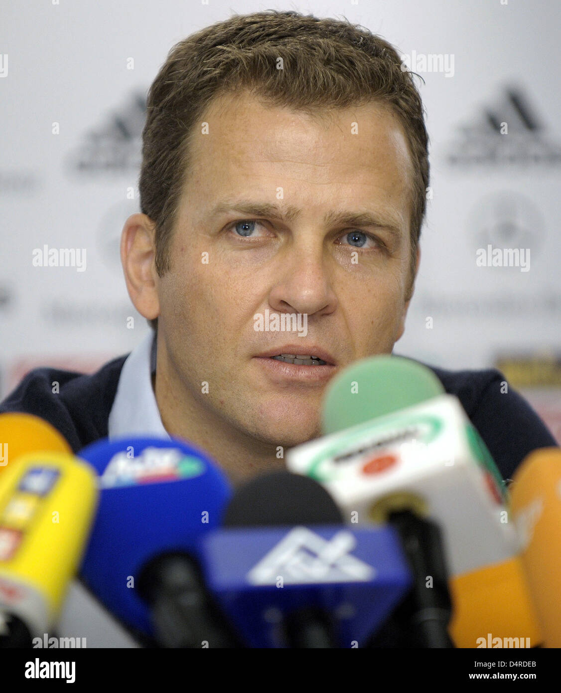 Germany?s PR manger Oliver Bierhoff pictured during a press conference ...