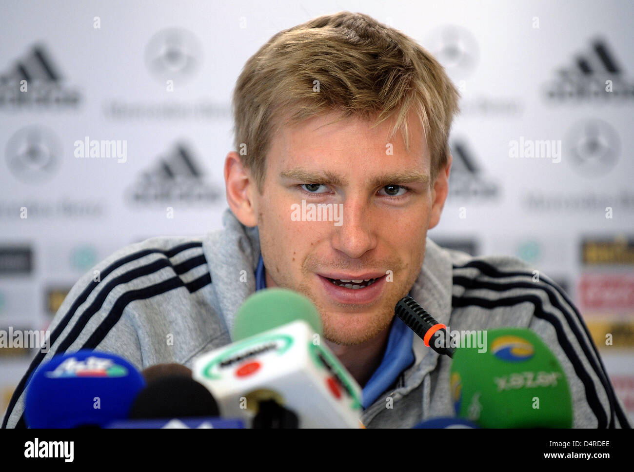 Germany?s centre-back Per Mertesacker pictured during a press ...