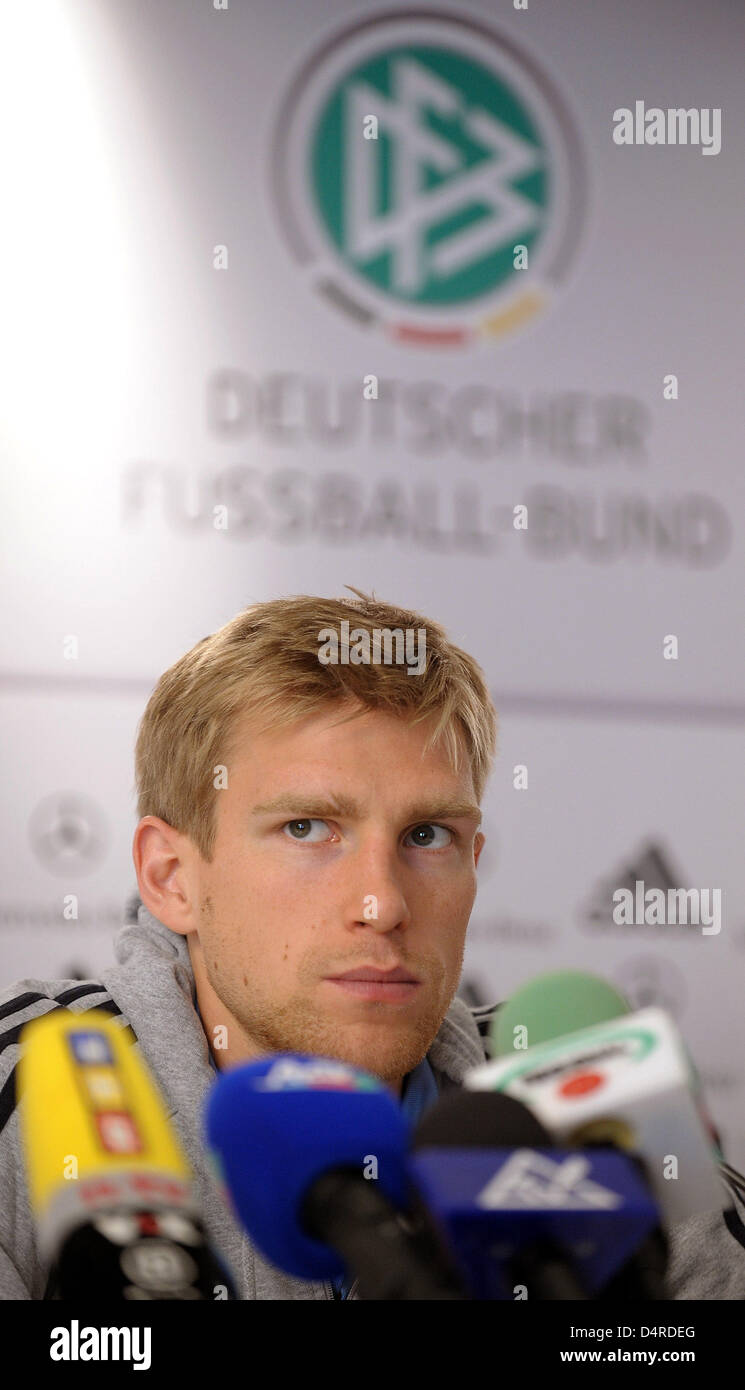 Germany?s centre-back Per Mertesacker pictured during a press ...