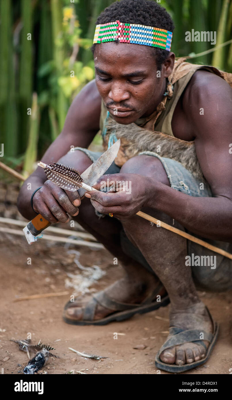 Hunter gatherer bow hadzabe tribe hi-res stock photography and images ...