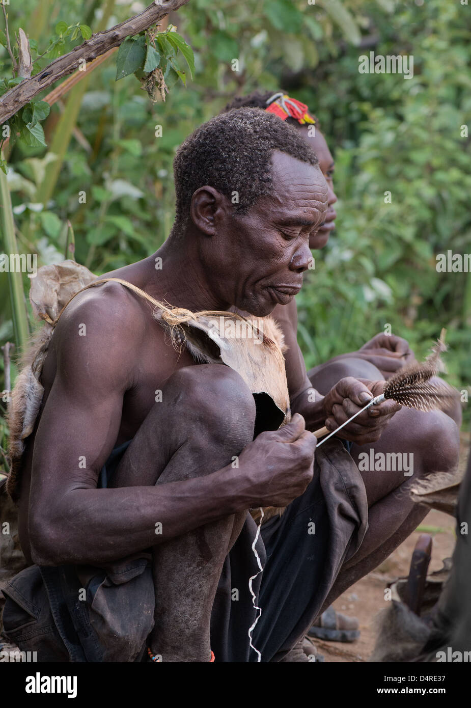 Hadza hunter gatherers hi-res stock photography and images - Alamy