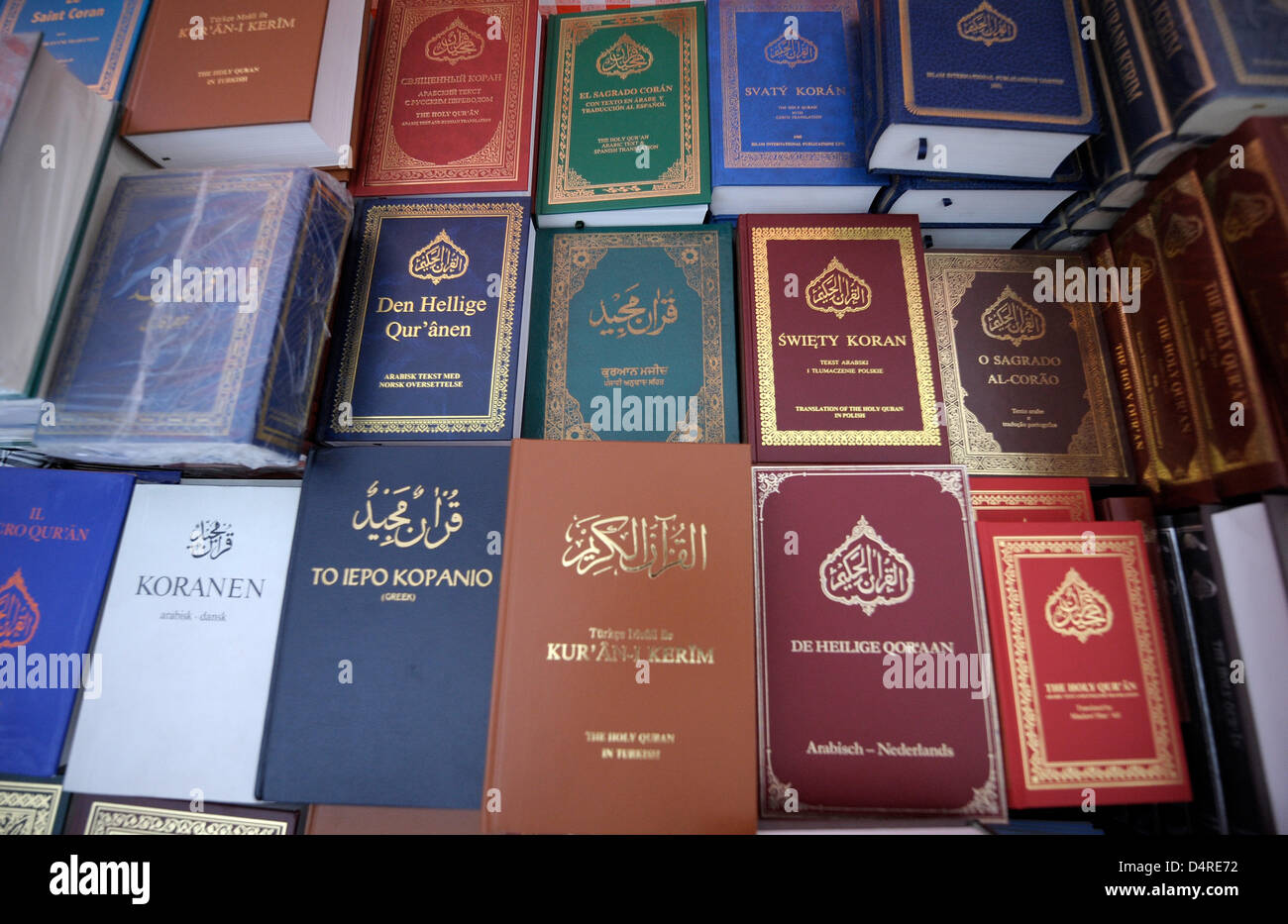 Different Translations Of The Quran Lie On The Premises Of The May Fair
