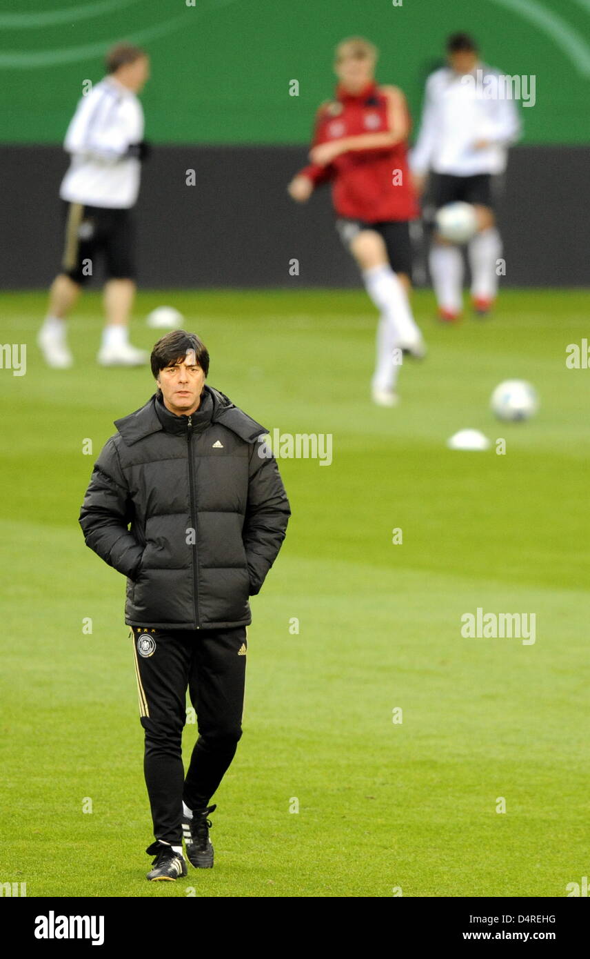 Joachim Loew, head coach of the German national soccer team, pictured ...