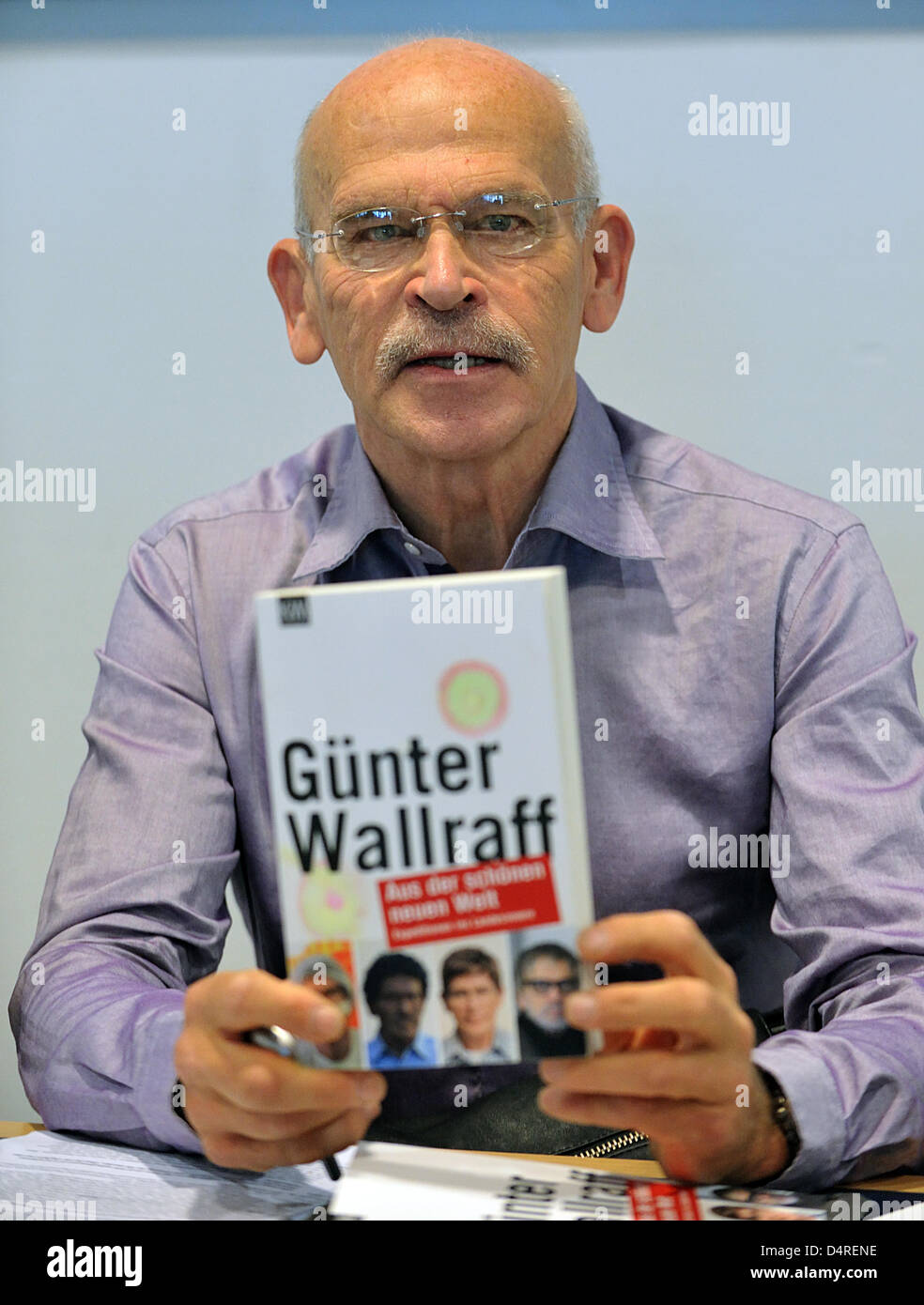 Author and investigative journalist Guenter Wallraff presents his new ...