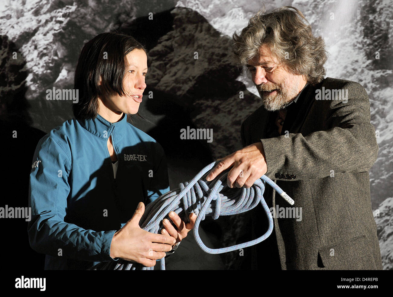 Extreme alpine climber Reinhold Messner hands multiple ice climbing ...
