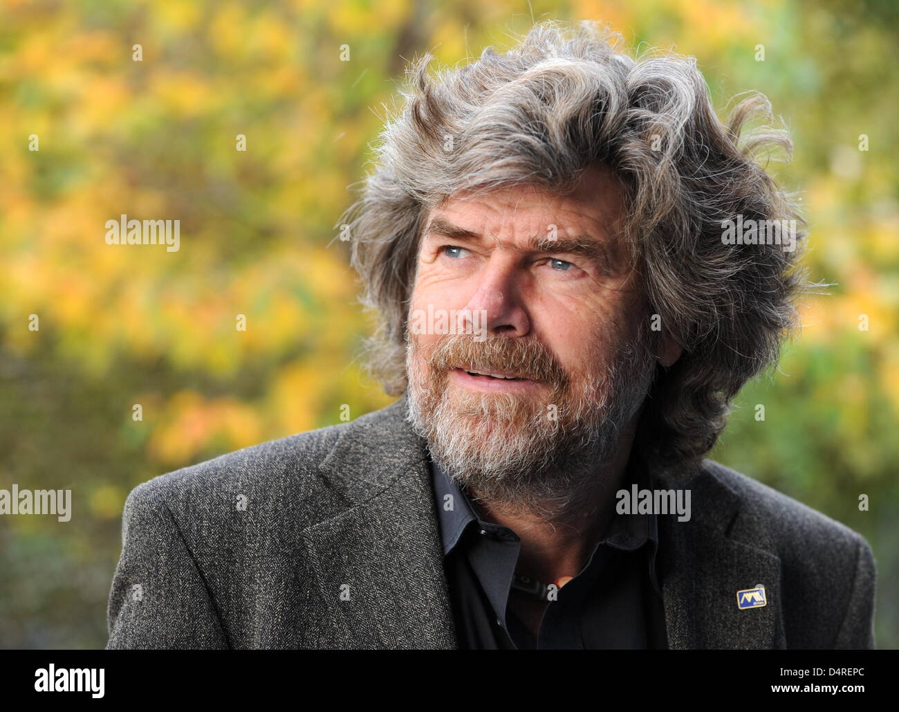 Extreme alpine climber Reinhold Messner pictured at a press event in ...