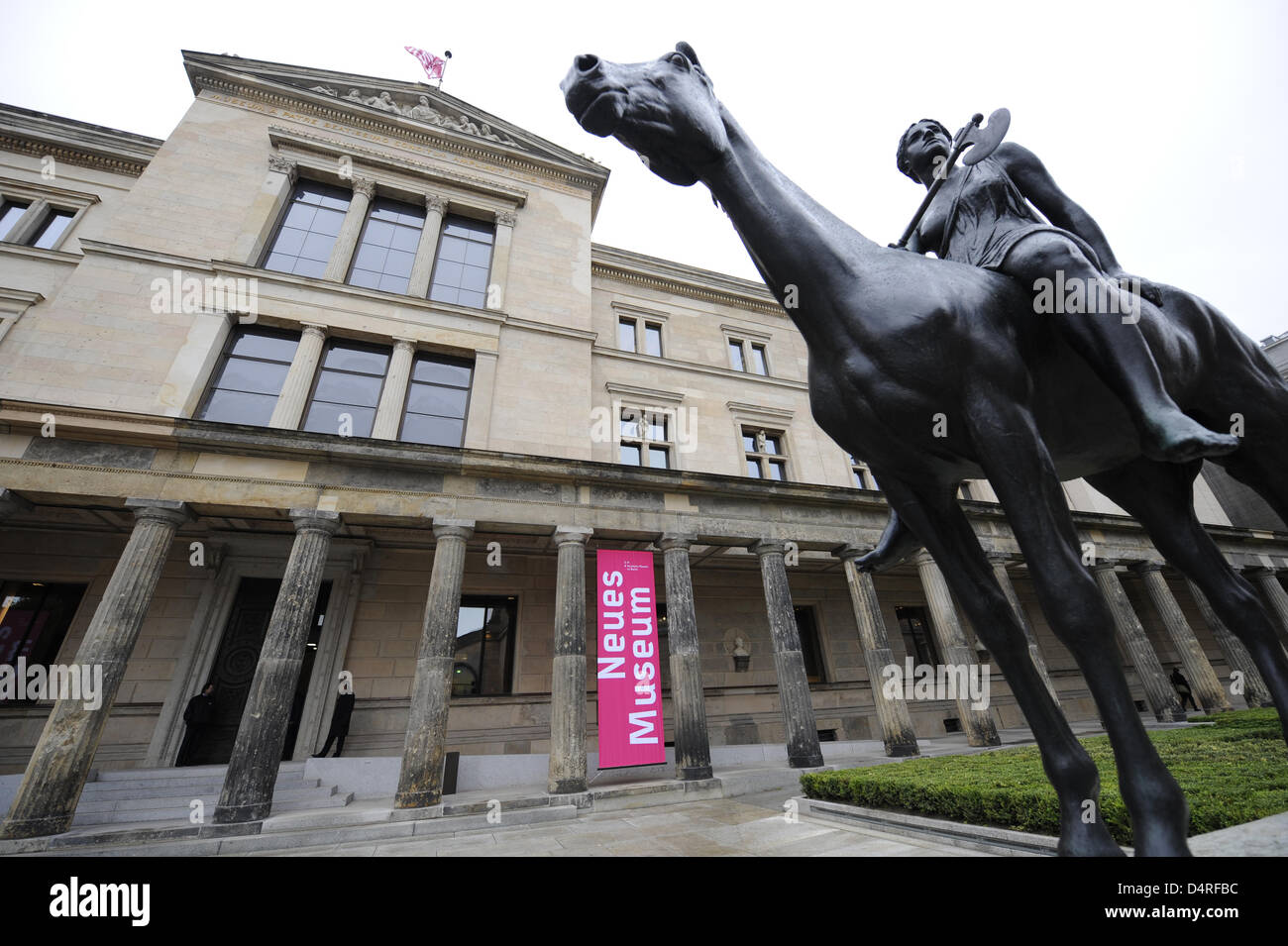 Exterior view on the New Museum in Berlin, Germany, 16 October 2009 ...