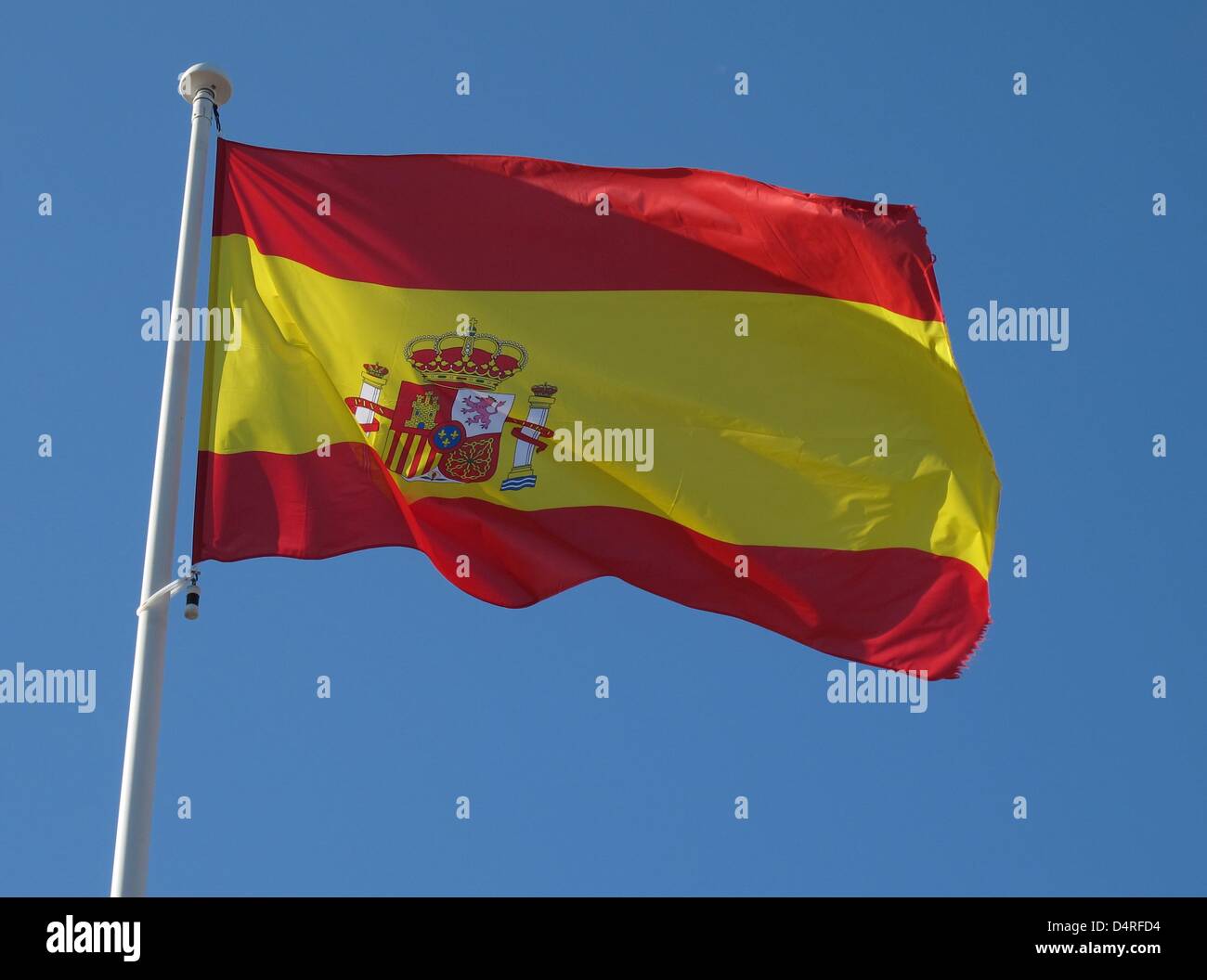 The spanish flag hi-res stock photography and images - Alamy