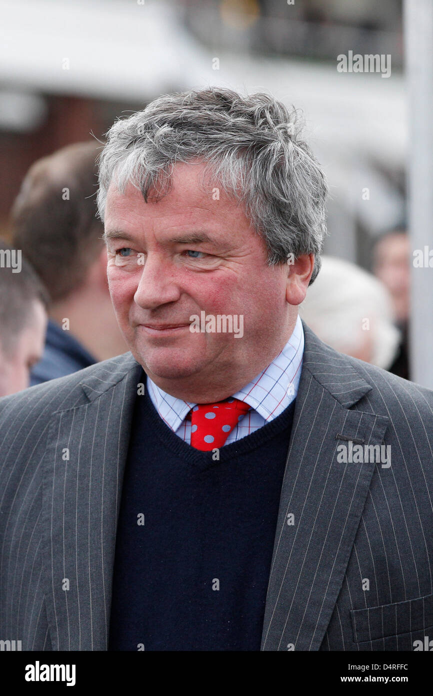 14.03.2013 - Cheltenham; Trainer Nigel Twiston-Davies in portrait ...