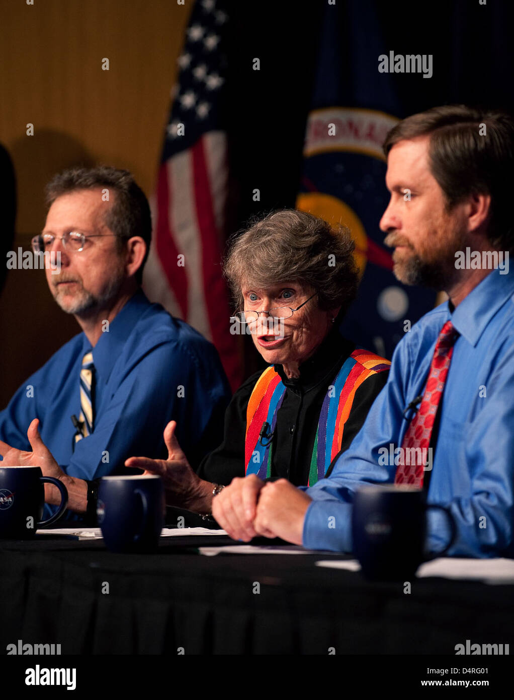 NASA held a press conference discussing the discovery of water ...