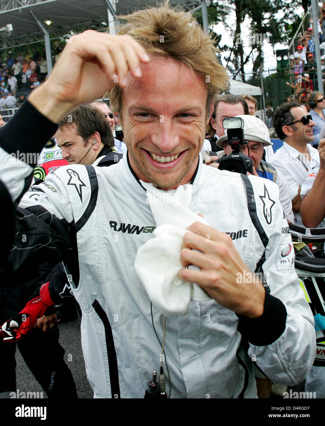 Jenson button 2009 brazil hi-res stock photography and images - Alamy
