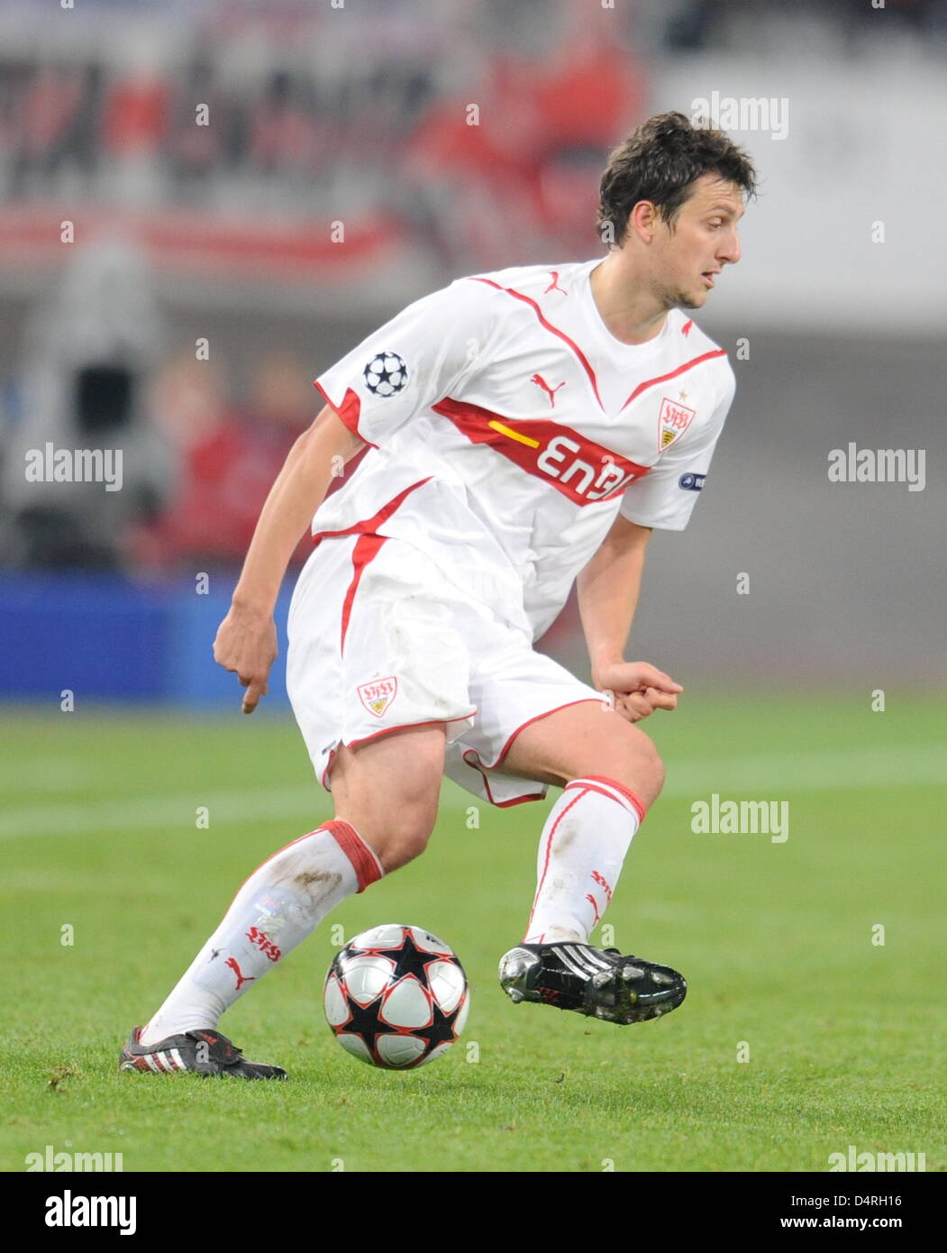 Stuttgart?s Zdravko Kuzmanovic shown in action during the Champions ...