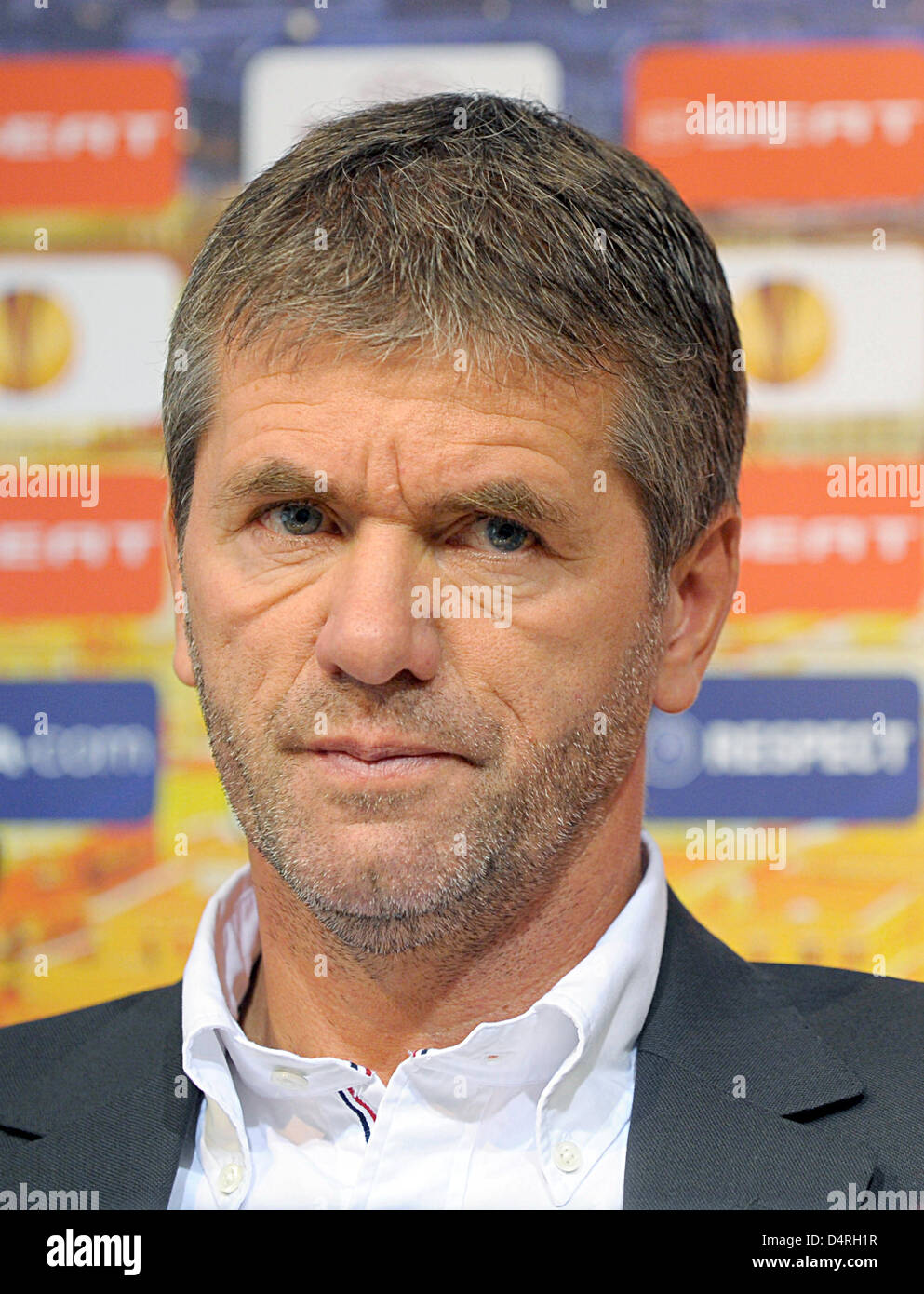 Friedhelm Funkel, head coach of German Bundesliga club Hertha Berlin ...