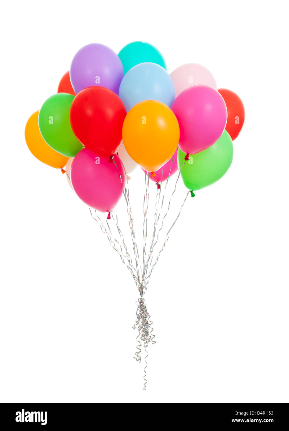 Group balloons on string Cut Out Stock Images & Pictures - Alamy