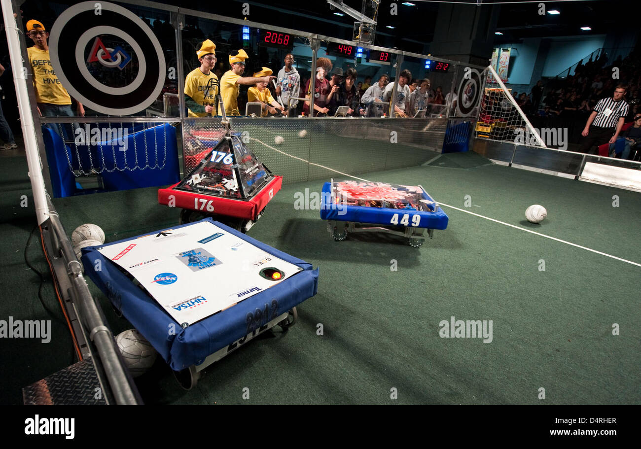 The First Robotics Competition brings together students to design and ...