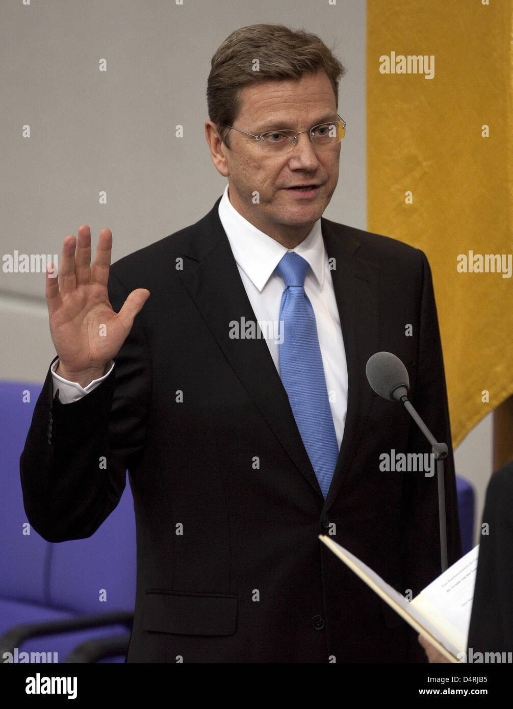 New German Foreign Minister Guido Westerwelle (FDP) takes his official ...