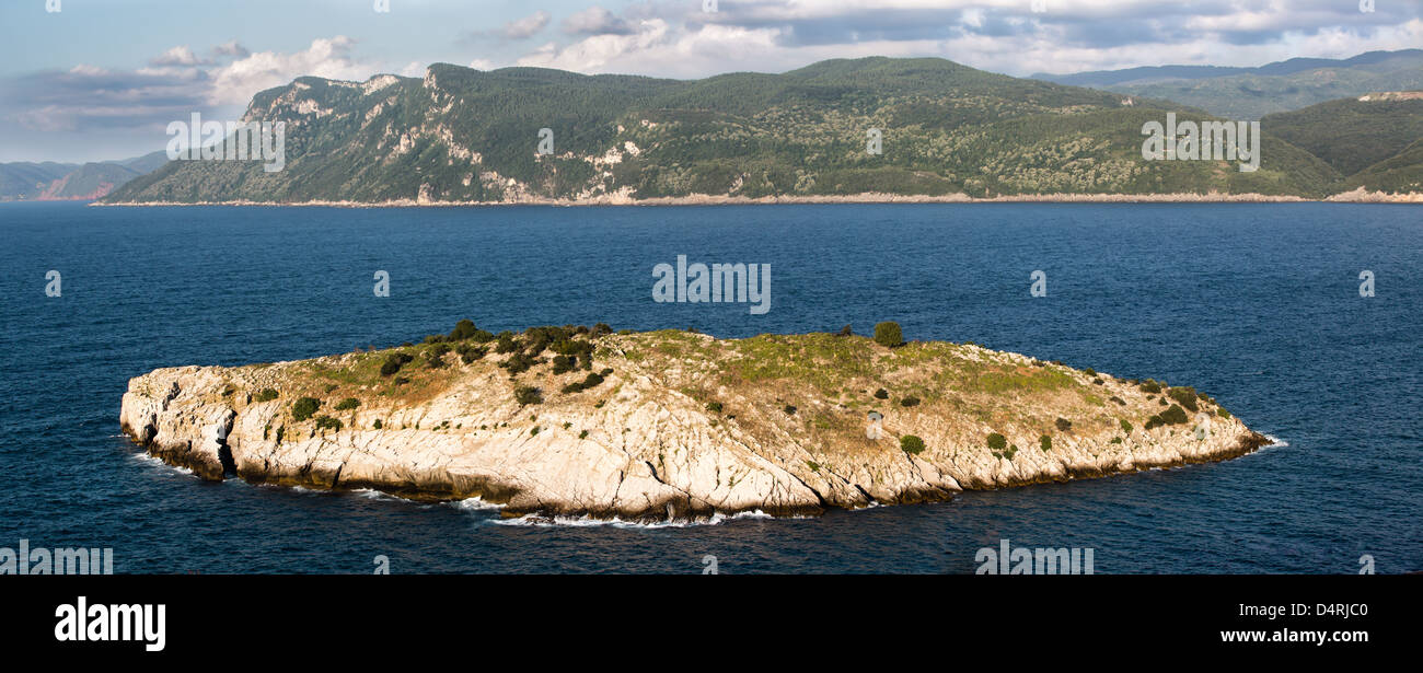 Rabbit island of Amasra, Black Sea shores of Northern Turkey Stock ...
