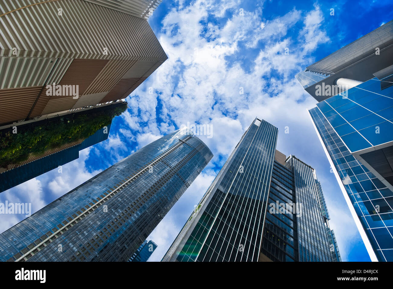 Urban landscape. Skyline of modern skyscrapers Stock Photo - Alamy