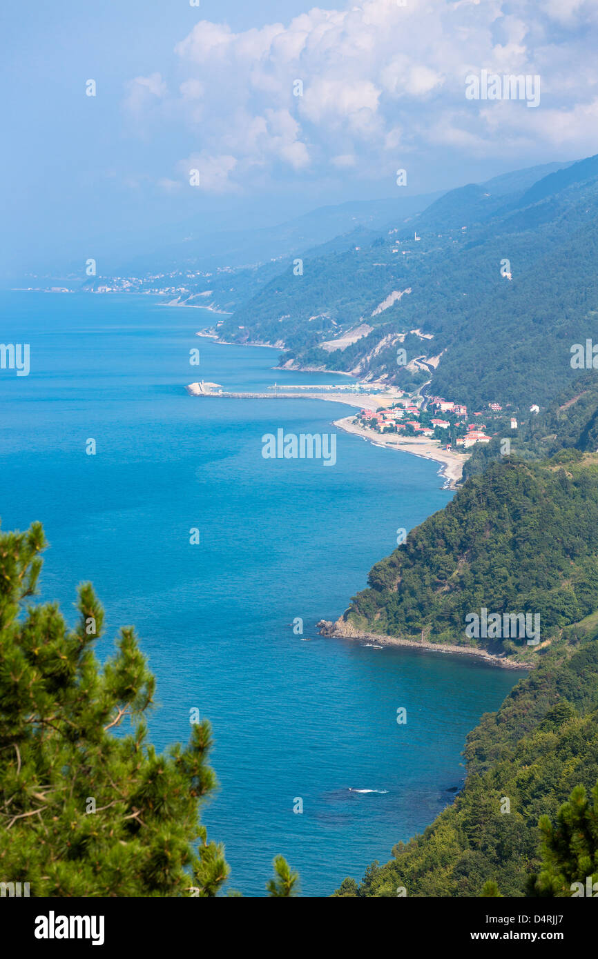 Where green meets blue at northern Turkey Stock Photo - Alamy
