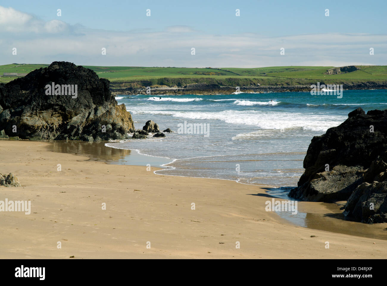 Traeth llydan beach wales hi-res stock photography and images - Alamy