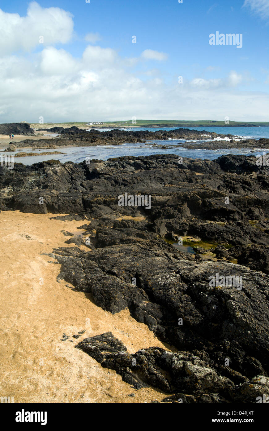 beach porth tyn tywyn traeth llydan near rhosneigr anglesey north wales ...