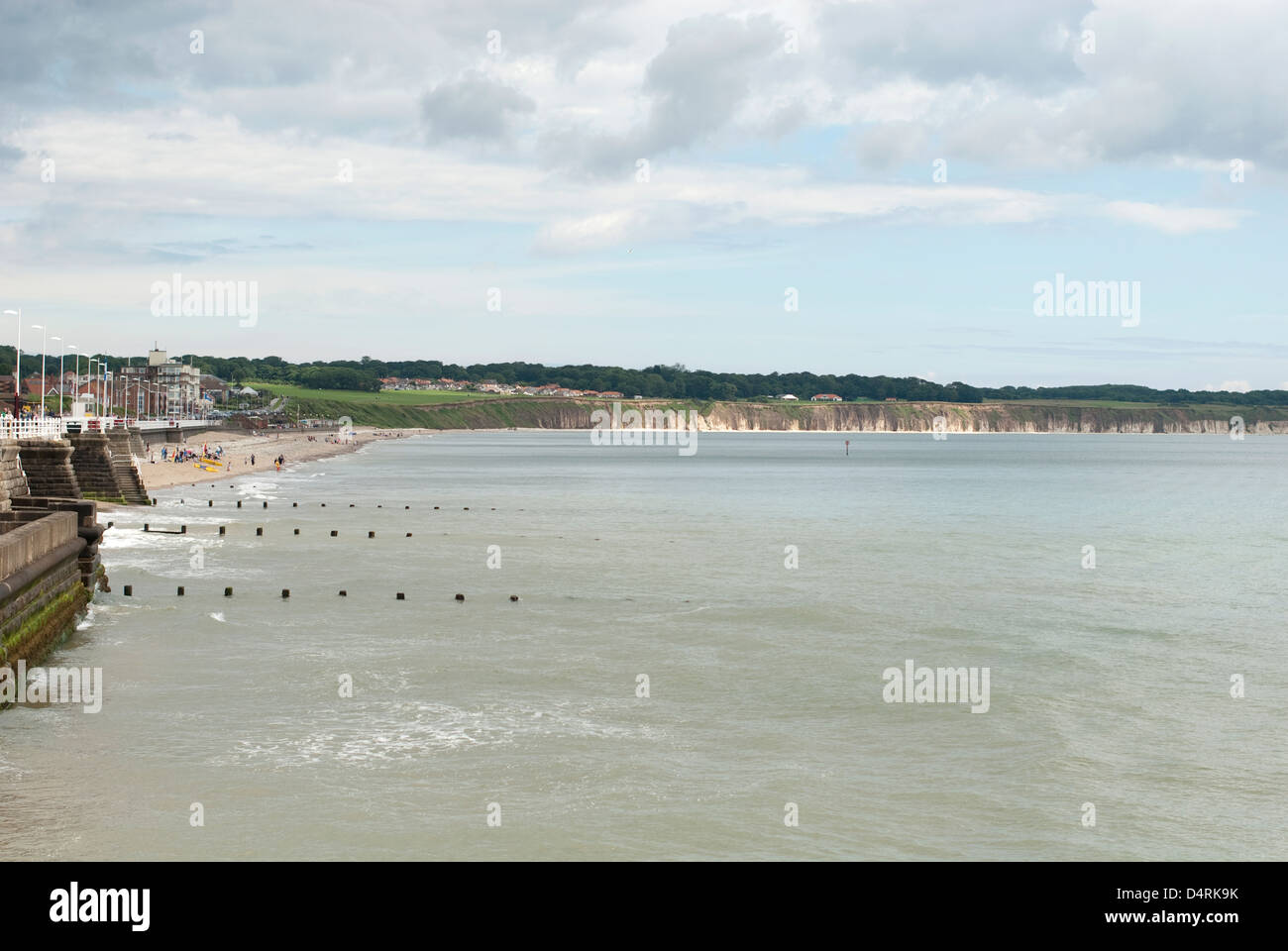 Looking over the seafront towards Cliffs taken from the harbour in ...