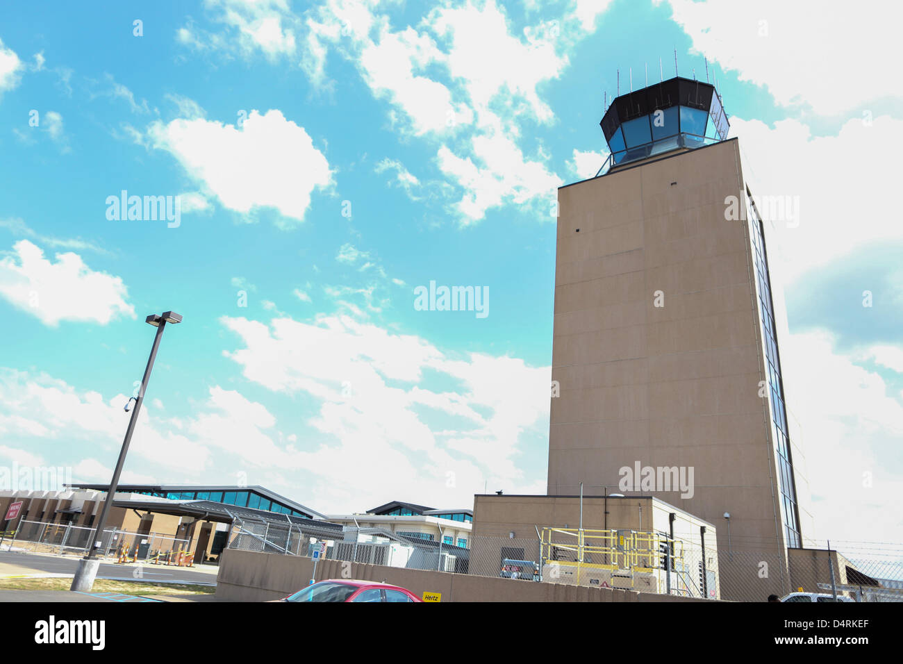 March 17, 2013 - Monroe, Louisiana, U.S - The air traffic control tower ...