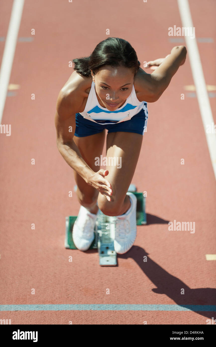 Woman starts racing hi-res stock photography and images - Alamy