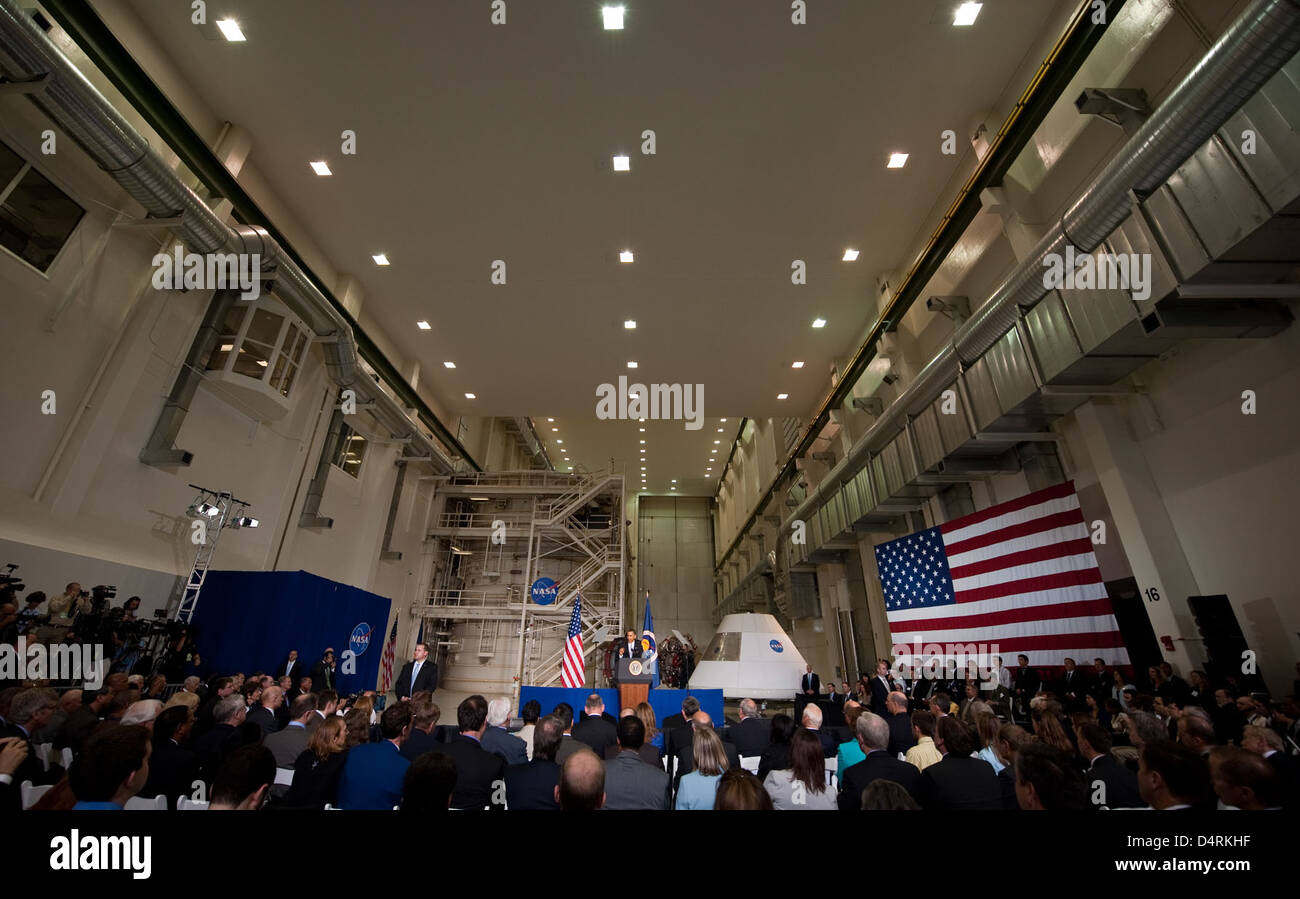 U.S. President Barack Obama visited the Kennedy Space Center in Florida ...