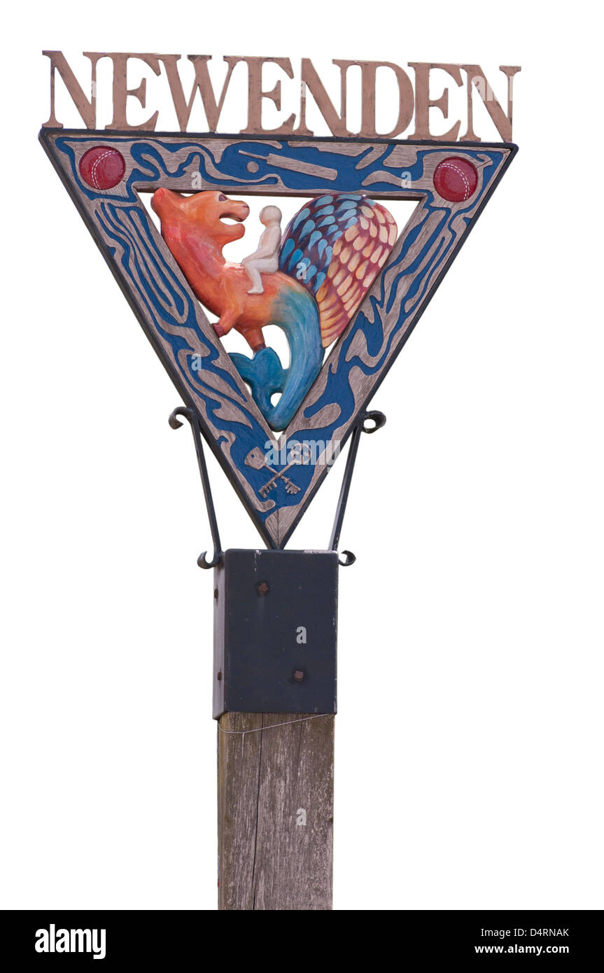 Kent village sign signs hi-res stock photography and images - Alamy