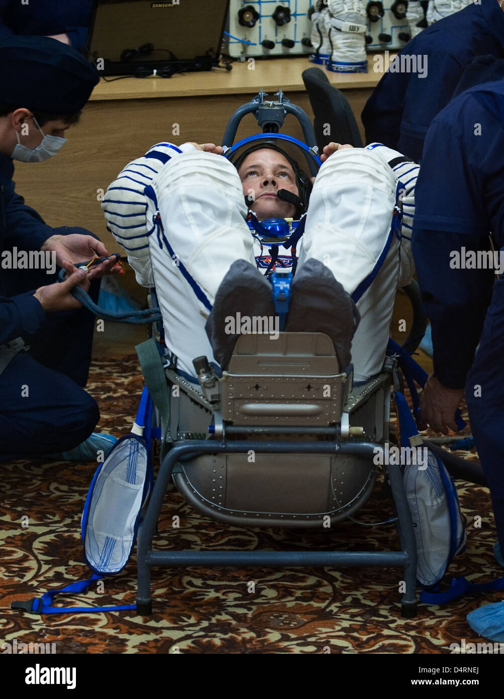 Expedition 24 launched from Baikonur Cosmodrome, Kazakhstan, with NASA ...