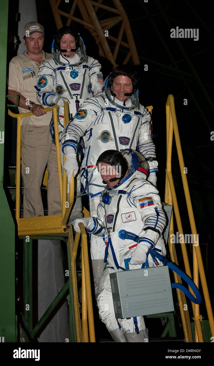 On June 16, 2010, the Soyuz TMA-19 rocket launched from Baikonur ...