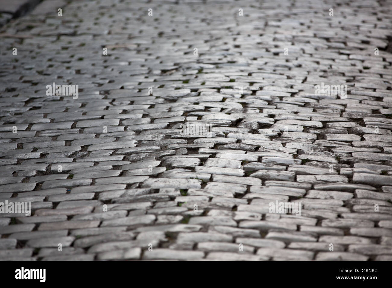 Old pavements are done by chisel cut rocks Stock Photo - Alamy