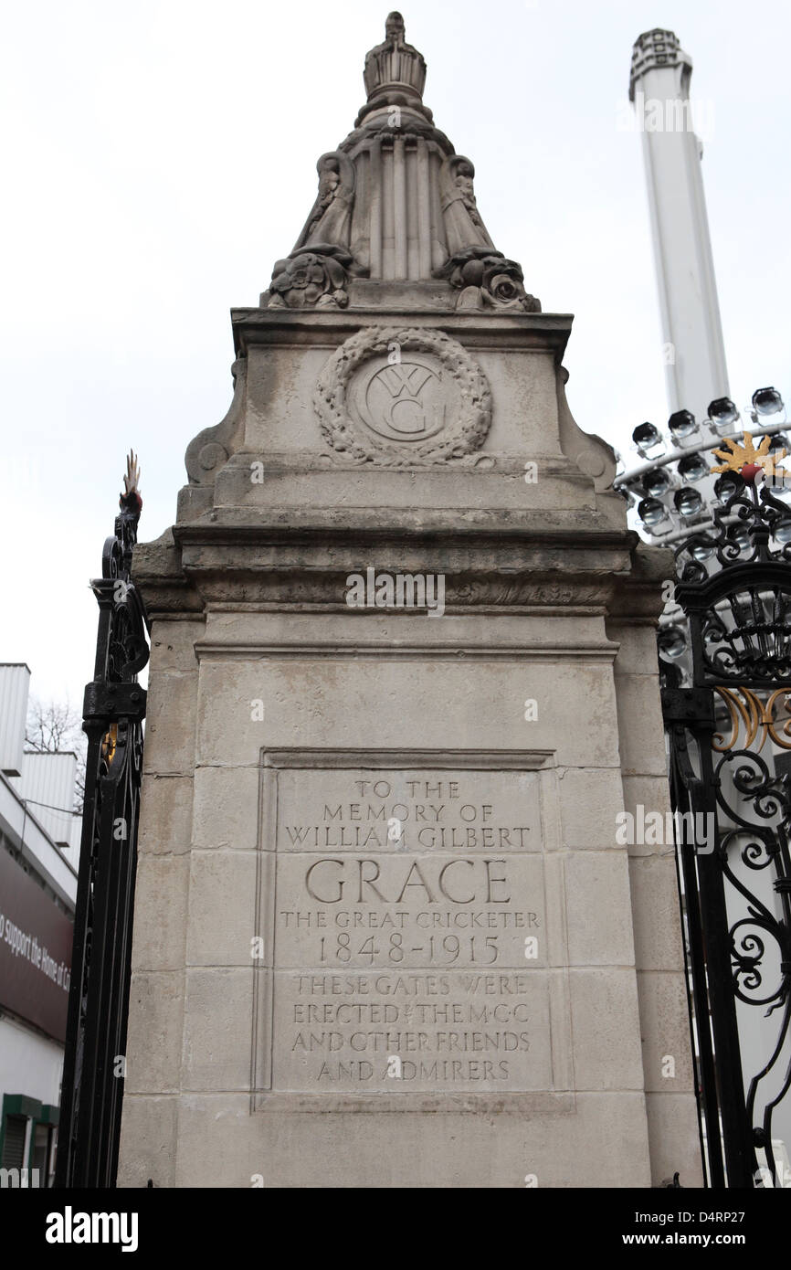 Grace Gate at Lord's Cricket Ground in London, England Stock Photo - Alamy