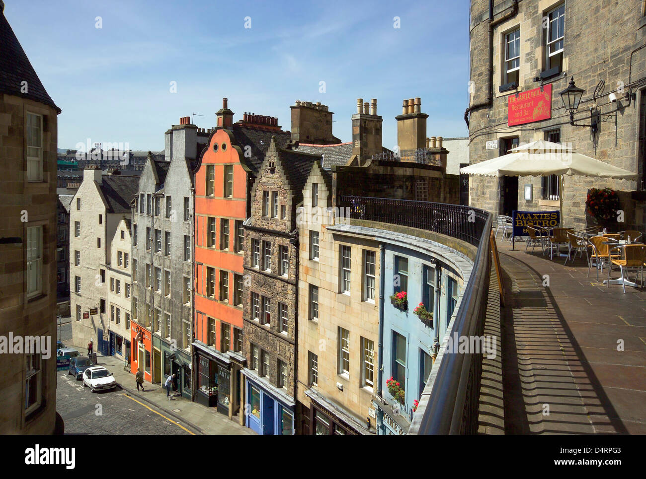 Victoria Street Scottish Architecture High Resolution Stock Photography ...