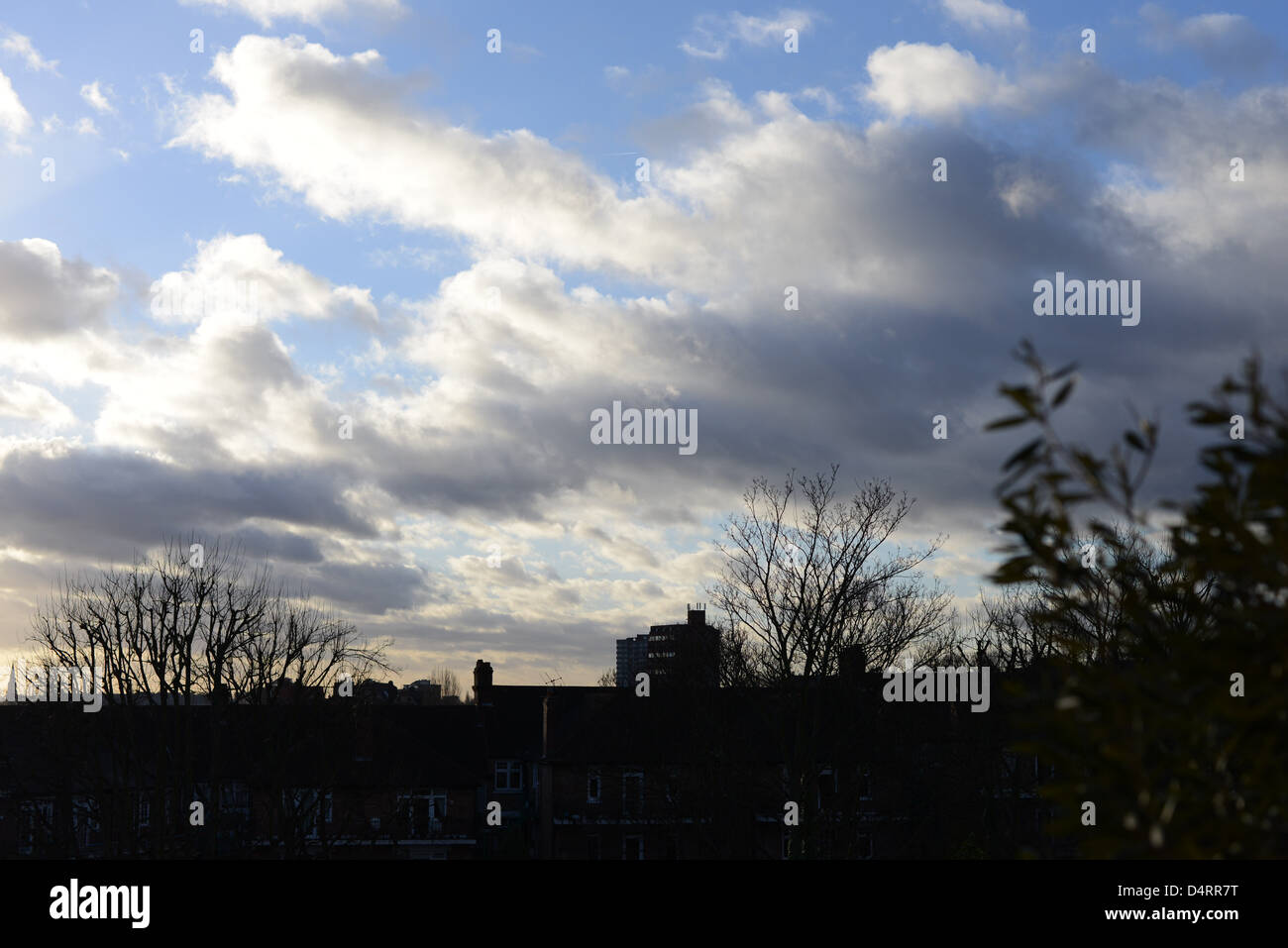 The beginning of a sunset Stock Photo - Alamy