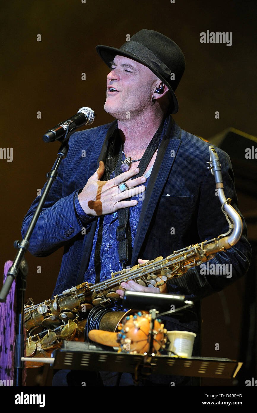 Todd Cooper, musician from Alan Parsons Live Project, performs with the ...