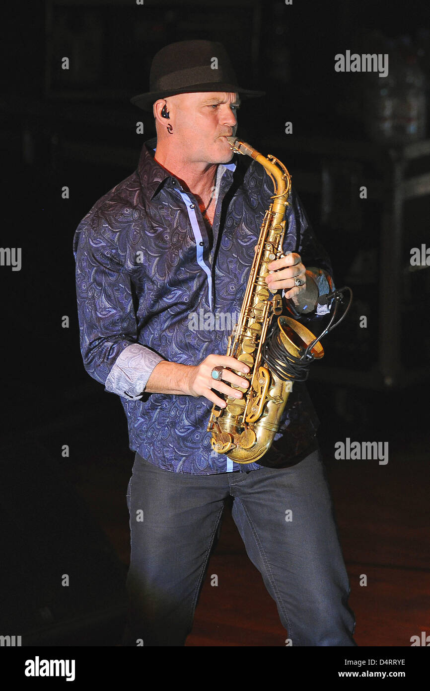 Todd Cooper, musician from Alan Parsons Live Project, performs with the ...