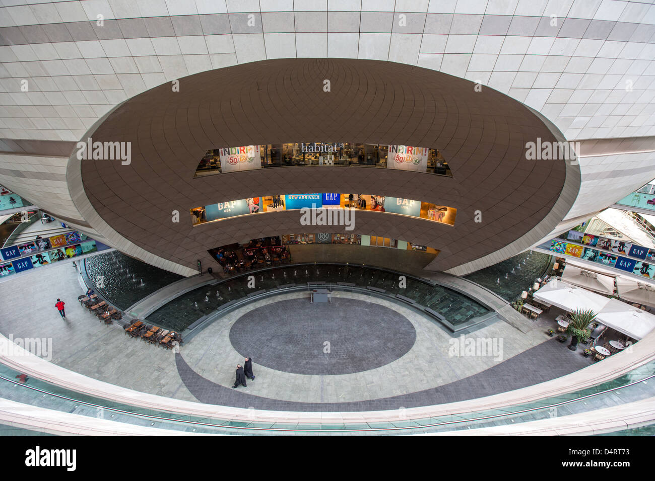Europe Turkey Istanbul, Levent quarter, the Canyon mall designed by the ...