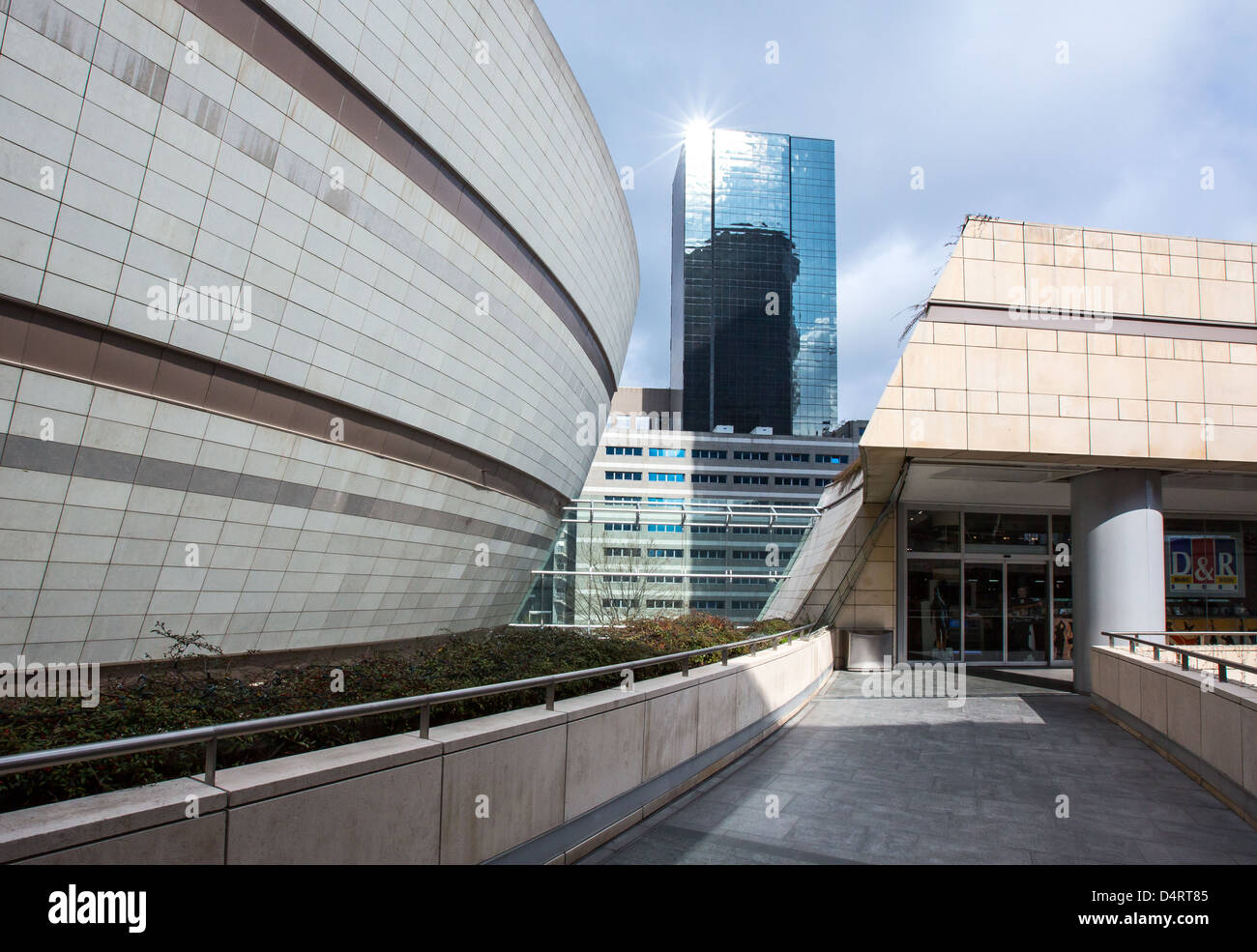 Europe Turkey Istanbul, Levent quarter, the Canyon mall designed by the ...