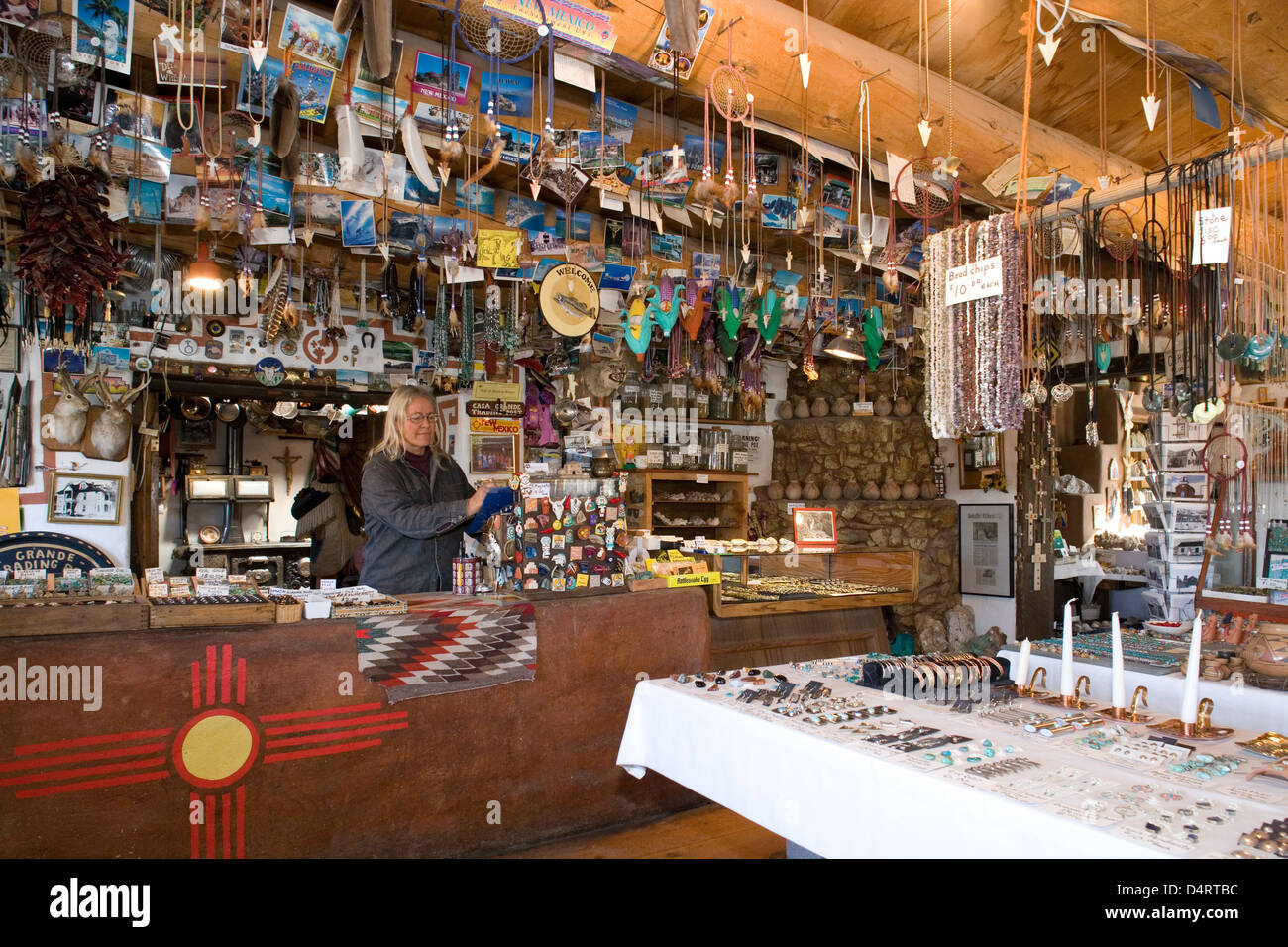 Cerrillos: Casa Grande Trading Post & Mining Museum Stock Photo - Alamy